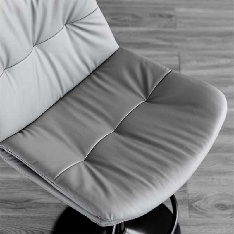 Comfortable High Counter Bar Stool in Leather Seat - Aadinath Furniture