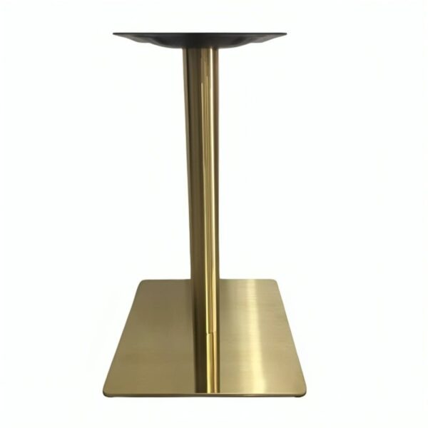 Golden Plated Double Leg Center Table Frame - Aadinath Furniture