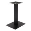 Black Powder Coating Square Table Base - Aadinath Furniture