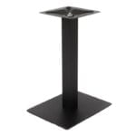 Black Powder Coating Square Table Base - Aadinath Furniture