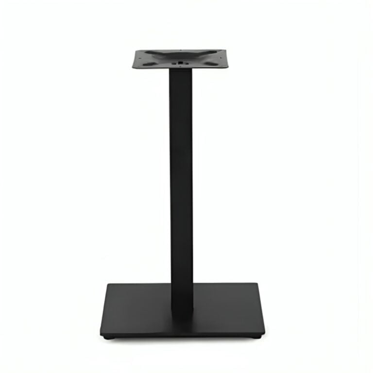 Black Powder Coating Square Table Base - Aadinath Furniture