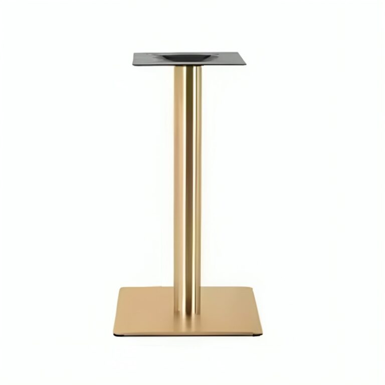 Black Powder Coating Square Table Base - Aadinath Furniture