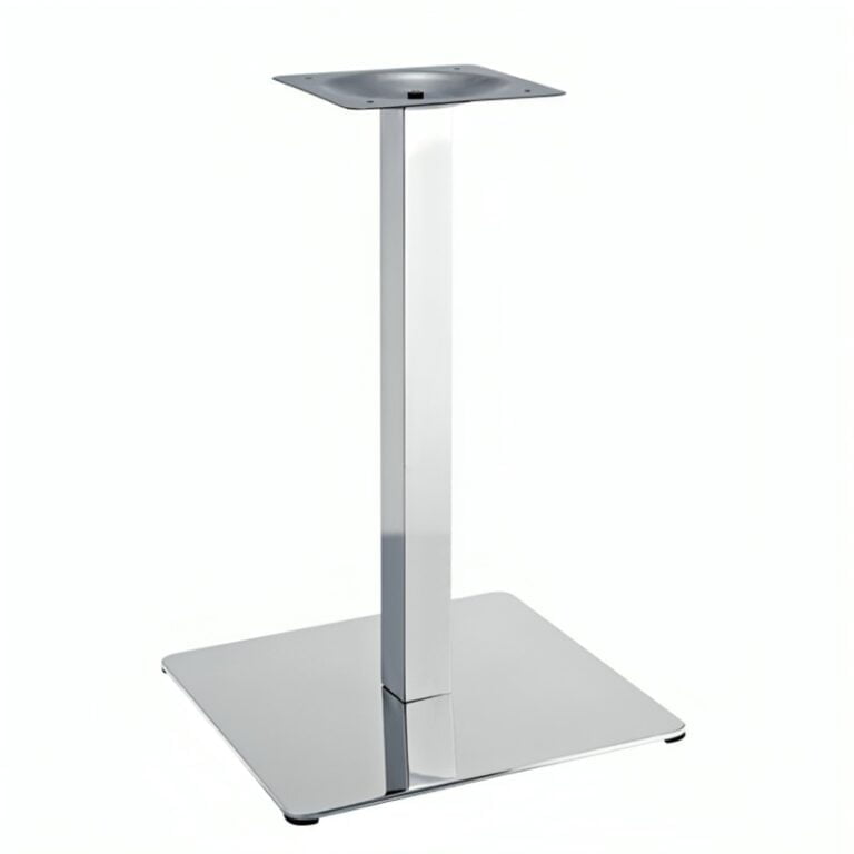 Black Powder Coating Square Table Base - Aadinath Furniture
