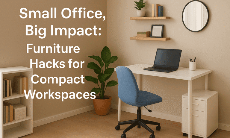 Furniture Hack For Small Office Space - Aadinath Furniture