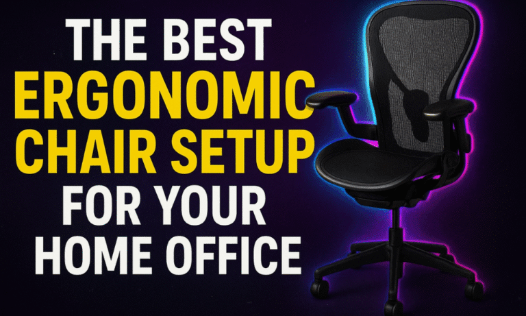 The Best Ergonomic Chair Setup for Home Office - Aadinath Furniture