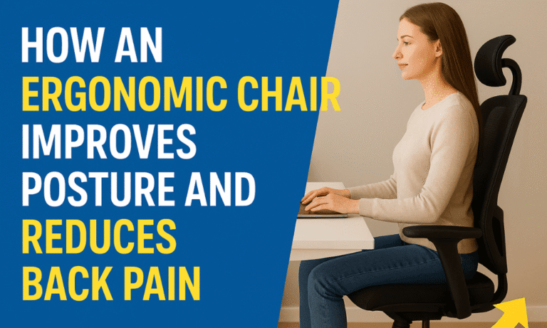 How An Ergonomic Office Chair Helps To Reduce Back Pain - Aadinath ...