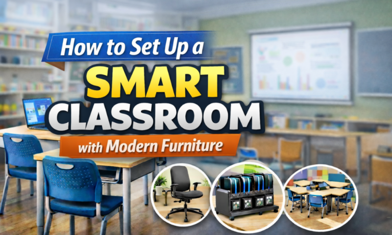 How to Set Up a Smart Classroom with Modern Furniture - Aadinath Furniture